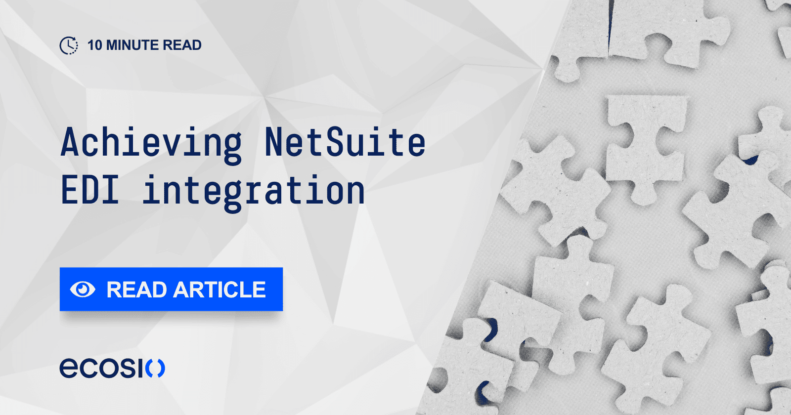 Achieving NetSuite EDI Integration – ecosio