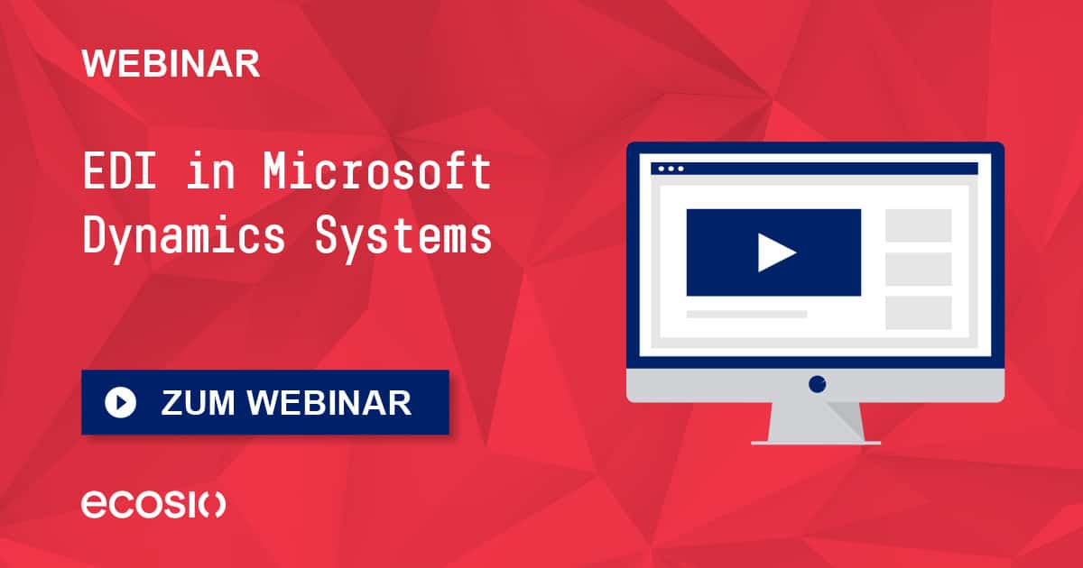 ⏰ Webinar | EDI in Microsoft Dynamics – ecosio