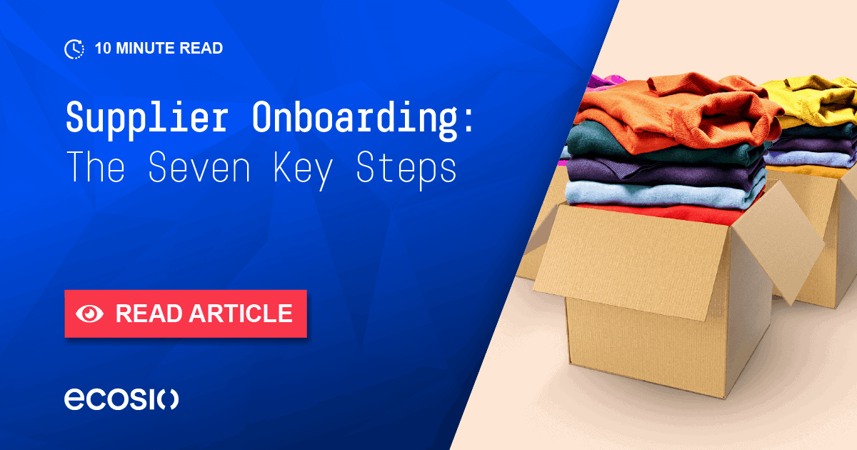 Supplier EDI Onboarding – The Seven Key Steps – ecosio