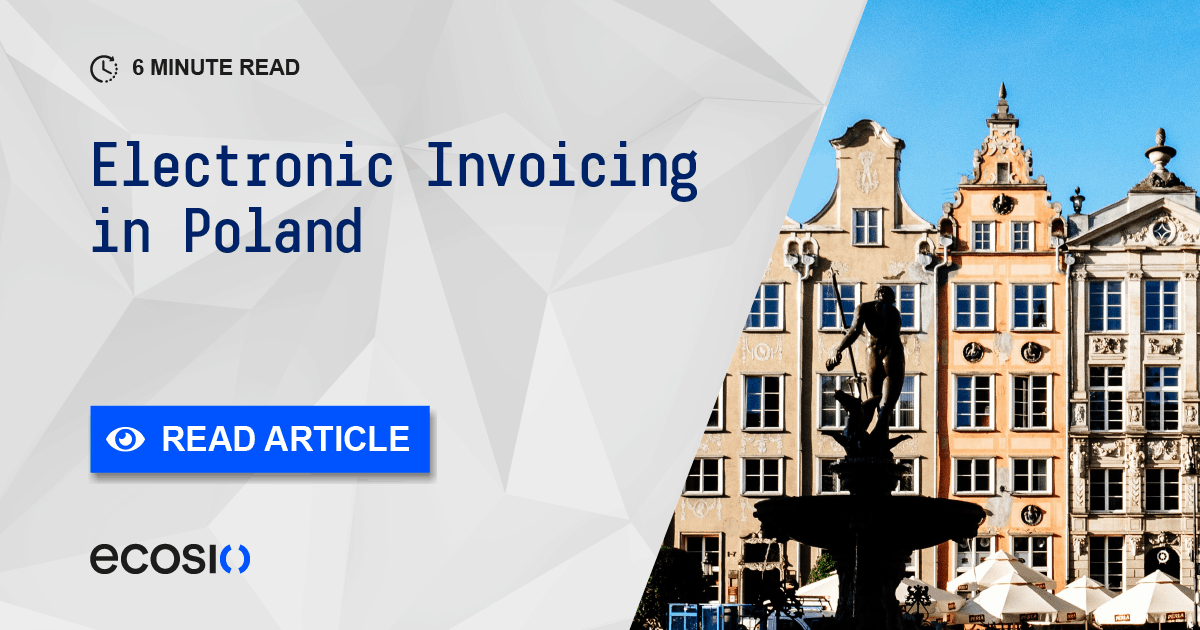 E-invoicing in Poland – ecosio