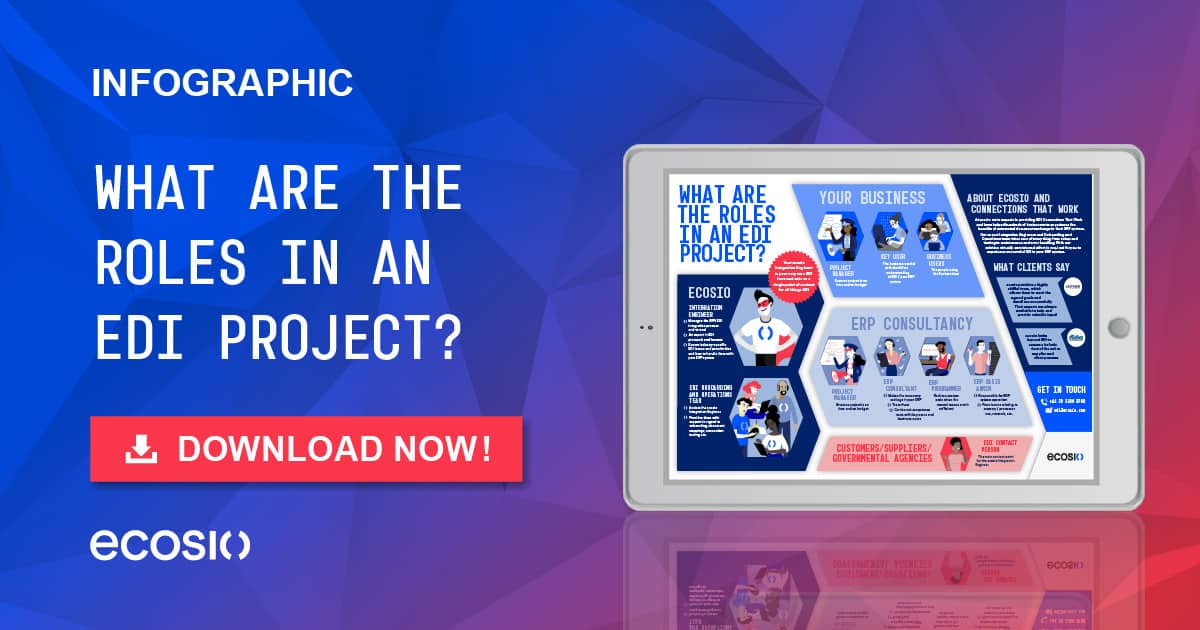 Infographic | What are the Roles in an EDI Project? – ecosio