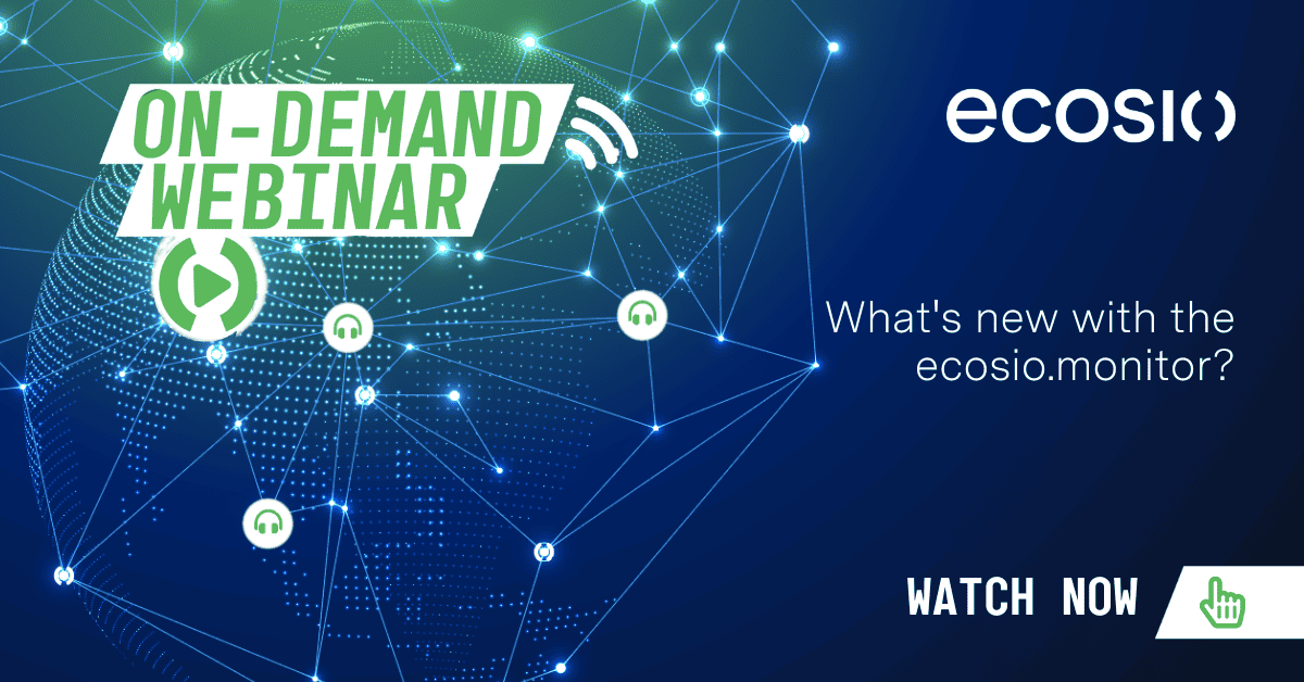 ⏰ Webinar | What’s New with the ecosio.monitor? – ecosio