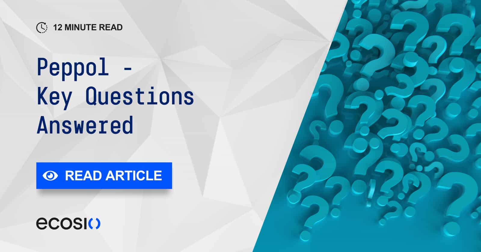 What is Peppol and how does it work? – ecosio